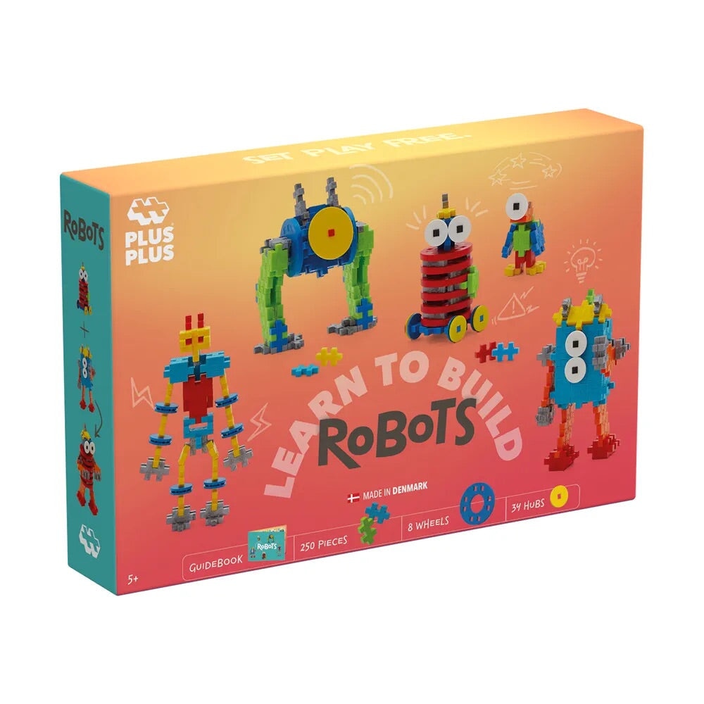 Learn to Build - Robots - Plus-Plus | Mlle et Coco – Mlle et Coco Inc.